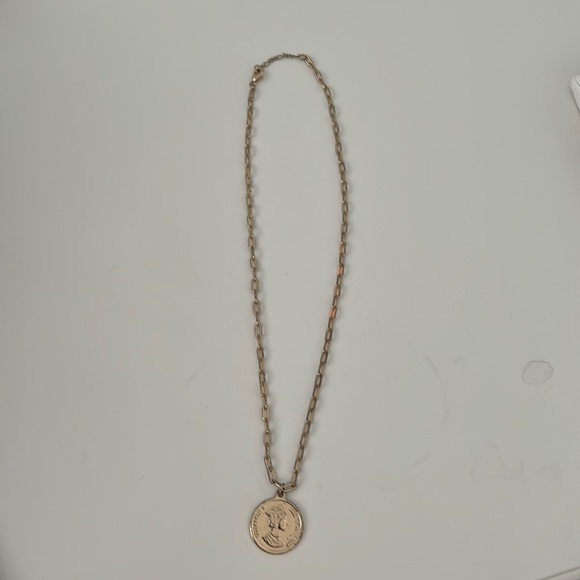 Brandy Melville | Jewelry | Brandy Melville Large Coin Necklace | Poshmark